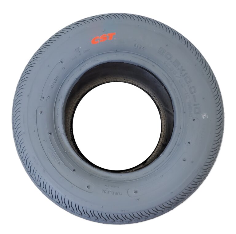 CST C834 Grey Non-Marking Sawtooth Golf Cart Tires | Free US Shipping
